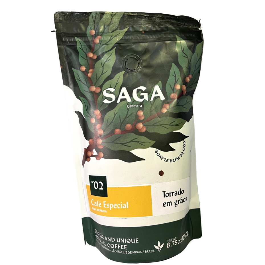 Café Saga N° 2 em Grãos 100% Arábica | Shopee Brasil