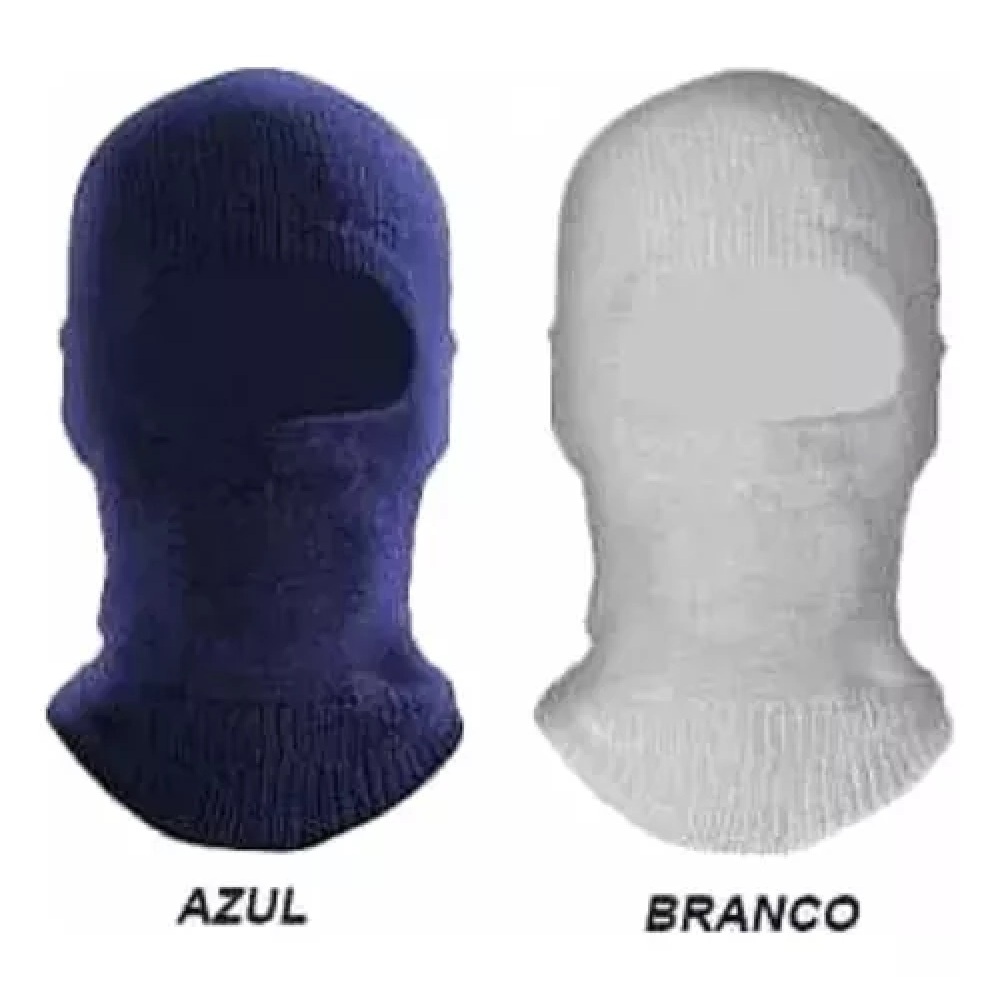 Capuz Balaclava Frio Térmico de Lã Grossa tipo Touca Ninja Baixa ...