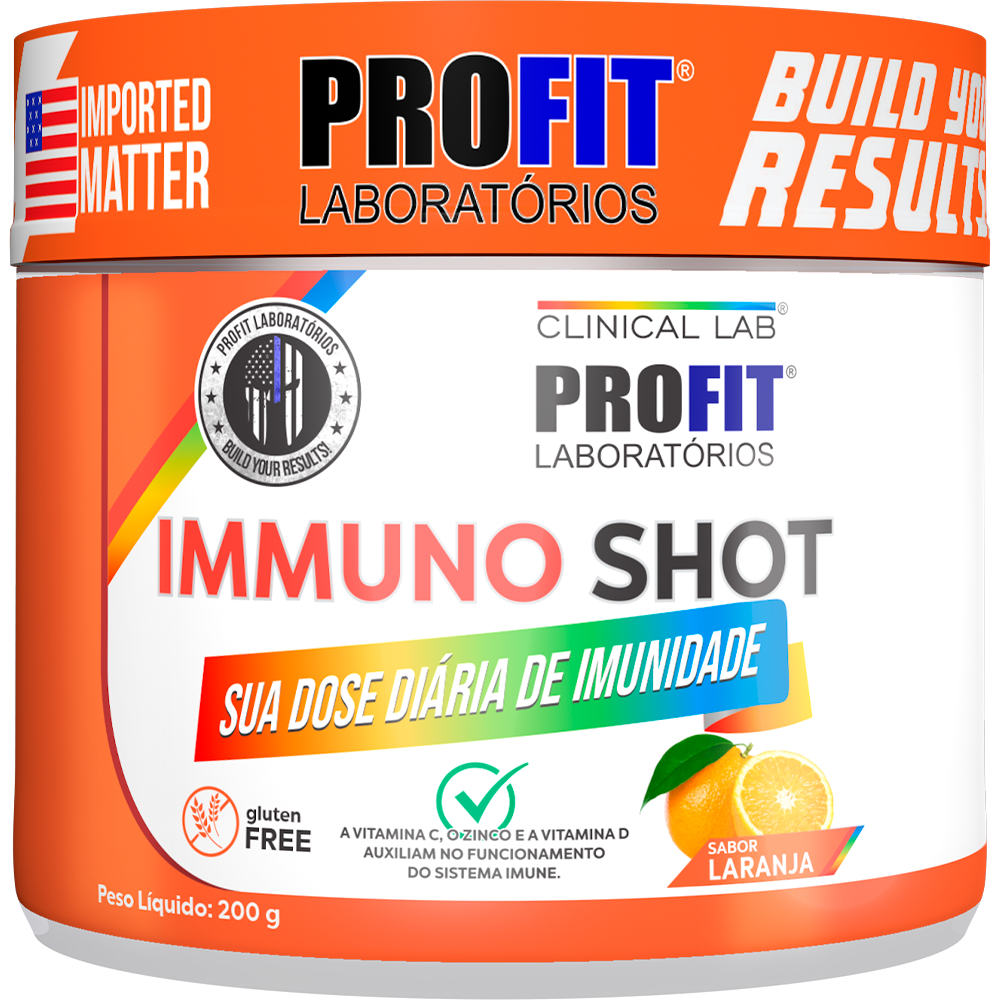 Immuno Shot - Imunidade para o seu corpo - Pote 200g Em Pó - Profit Loja Oficial | Shopee Brasil