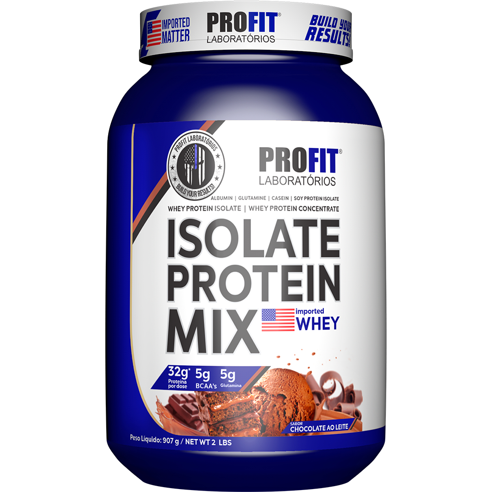 Whey Isolada Isolate Protein Mix - Pote 907g - Matéria Prima Importada ...
