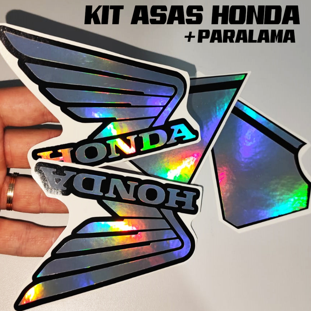 Adesivo Kit Asas + Para-lama Honda 160 Fan/Titan | Shopee Brasil