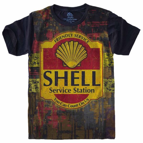 Camiseta Vintage OLD GARAGE: SHELL | Shopee Brasil