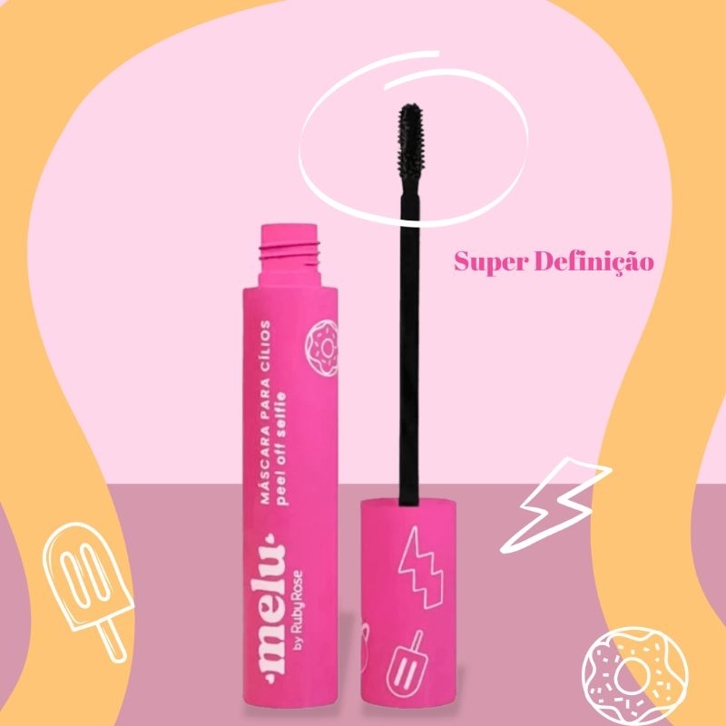 Máscara para Cílios Peel Off Selfie Rosa - Melu By Ruby Rose | Shopee ...