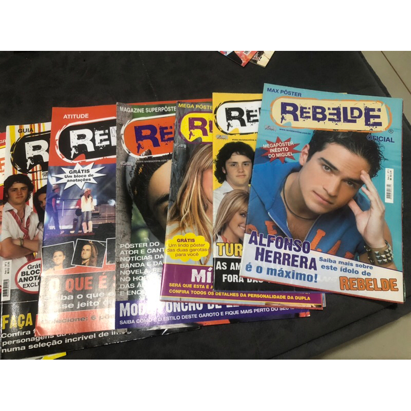 Coleção revista Rebelde Oficial | Shopee Brasil