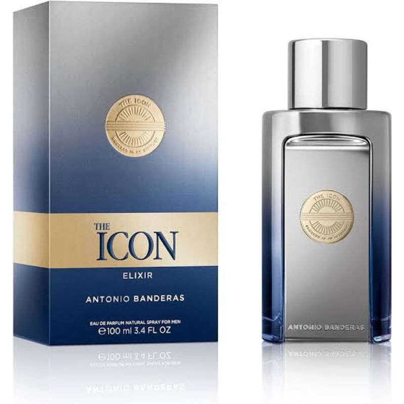 Perfume The Icon Elixir 100ml Antonio Banderas Masculino Original ...
