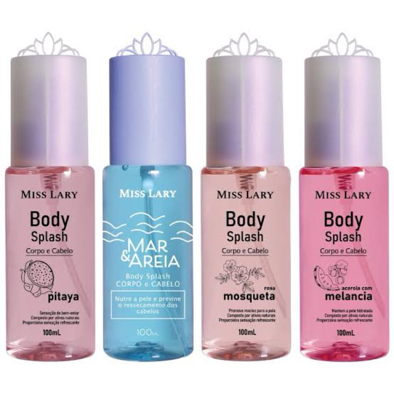 Body Splash Corpo e Cabelo Miss Lary | Shopee Brasil