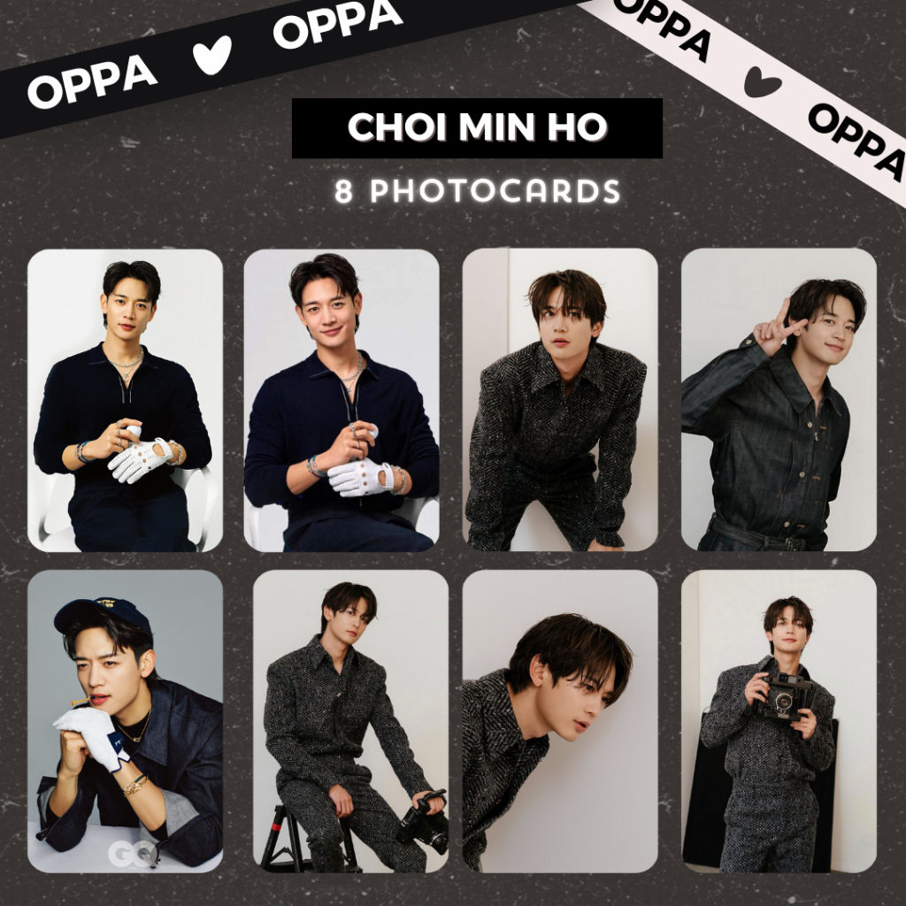 OPPA CHOI MIN HO - 8 CARDS / KDRAMA,DORAMA, Romance in the House ...