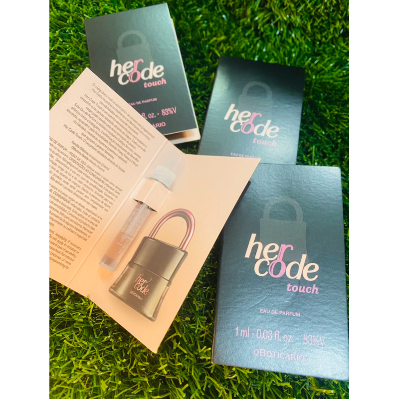 NOVO EAU PARFUM HER CODE TOUCH | Shopee Brasil