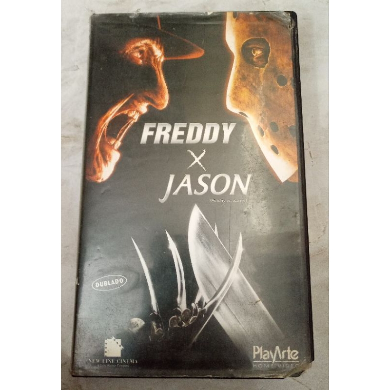 Fita VHS: Freddy VS Jason / Dublado (Original) | Shopee Brasil