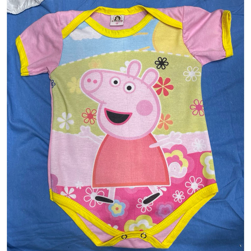 Body Temático Peppa Pig mesversario body baby | Shopee Brasil