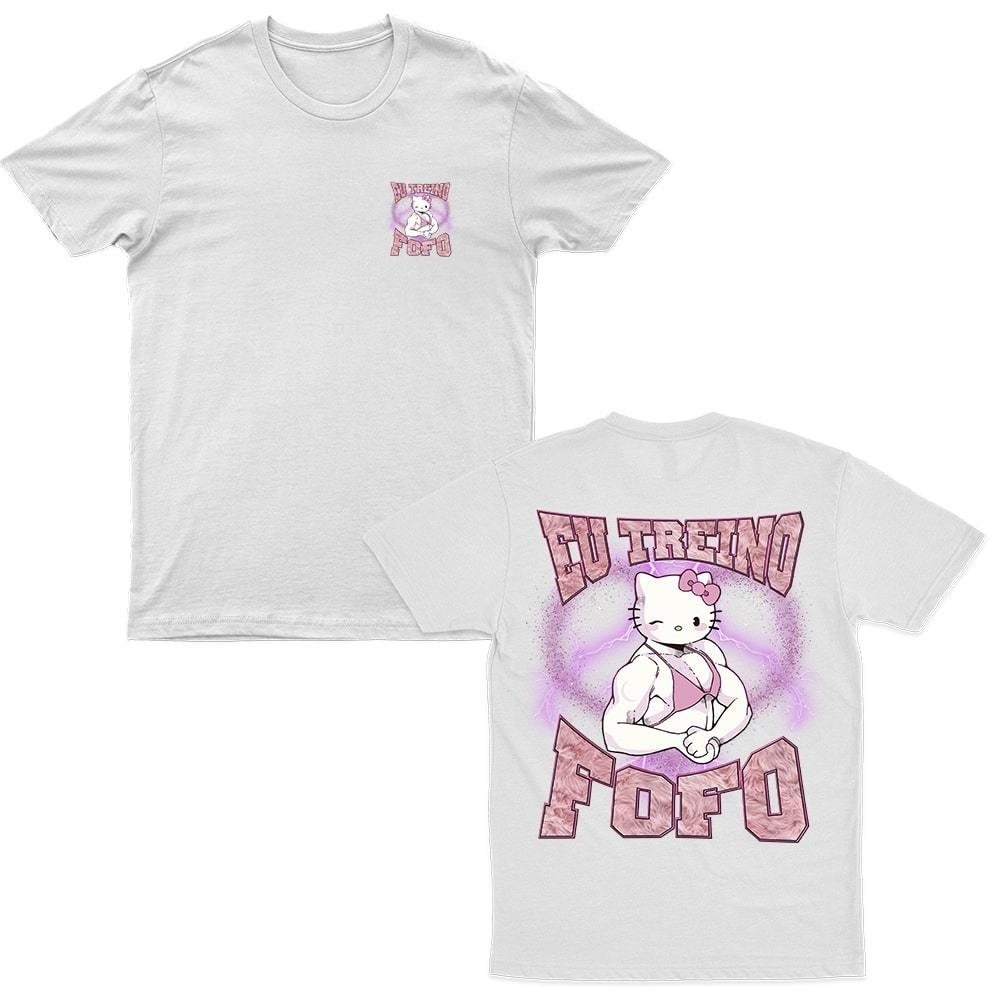 Camiseta Eu Treino Fofo Camisa Hello Kitty Musculosa Maromba Blusa ...