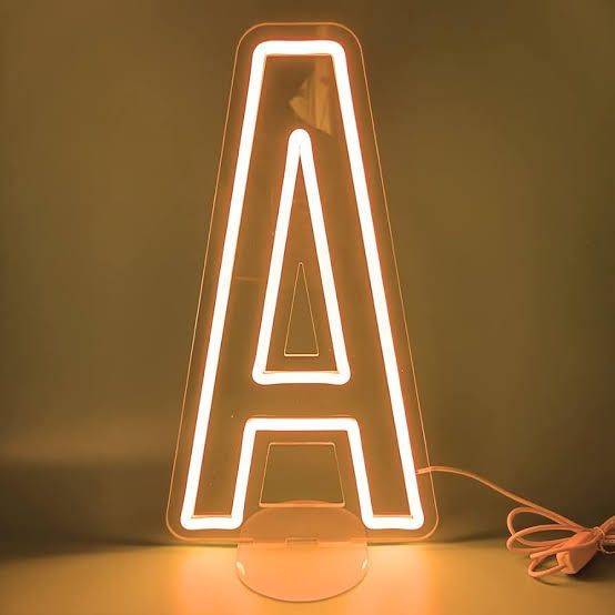 Letra em led neon primeira geração | Shopee Brasil