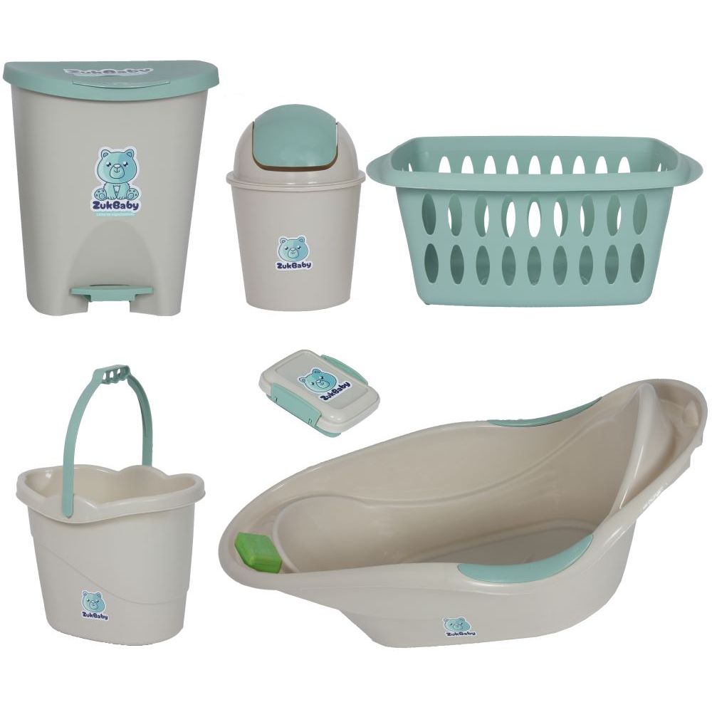 Kit Para Banho Quarto Bebê Baby Menino Menina Banheira Saboneteira ...