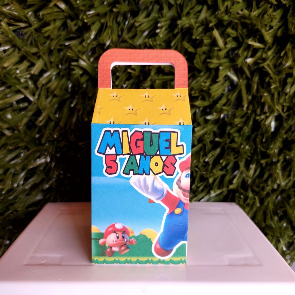 KIT 10 CAIXAS PERSONALIZADAS SUPER MARIO BROS / PERSONALIZADOS SUPER ...