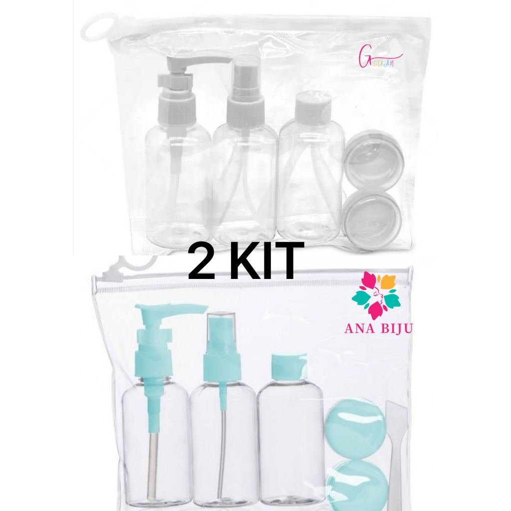INLIS ANA Kit 3 ou 2 ou1 unidades de Kit Viagem com 6 Potes e 1 paleta ...