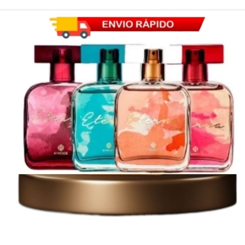 Perfume Feminino Eterna Hinode - Eterna Tradicional, Blue, Cristal e ...