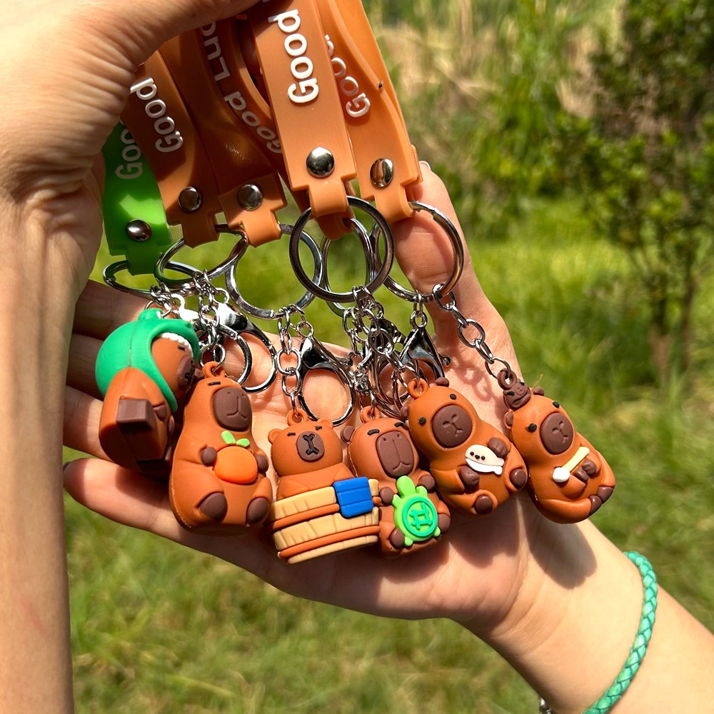 Chaveiro de Capivara Fofo Emborrachado 1pç Coisas de Capivara | Shopee ...