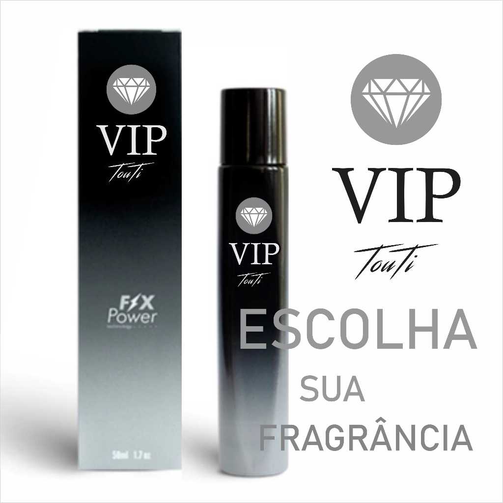 Perfume Vip Touti Fragrancias / alta fixação Masc/Femin contratipos ...