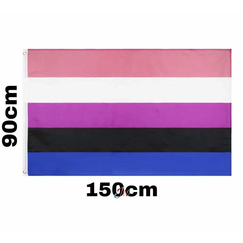 bandeira gênero fluido 150x90cm orgulho lgbt | Shopee Brasil
