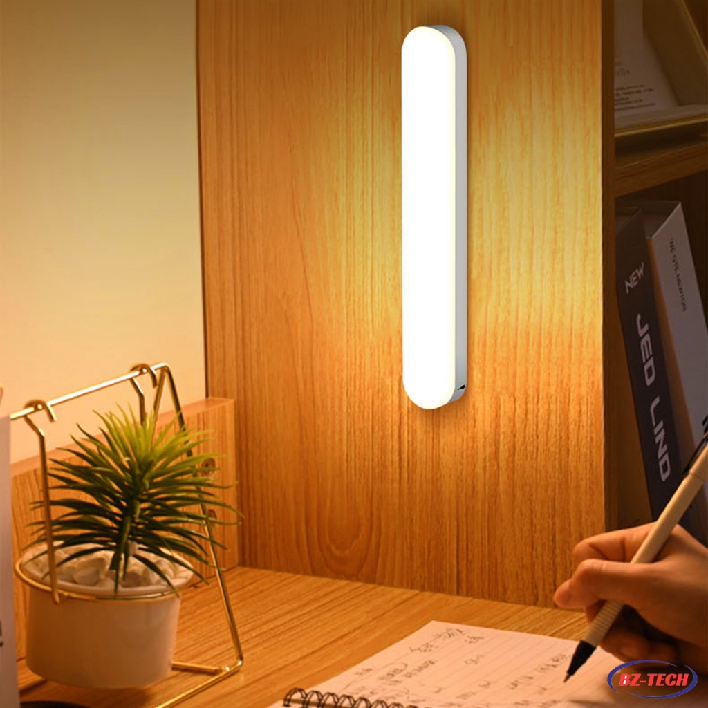 Luminária De Mesa Recarregável Portátil Leitura LED Lâmpada Cabeceira ...