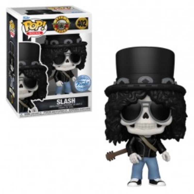 FUNKO POP ROCKS GUNS N' ROSES EXCLUSIVE - SLASH (SKELETON) 402 | Shopee ...