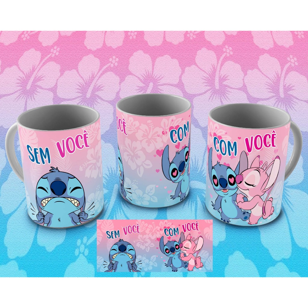 Canecas do Stitch Disney porcelana | Shopee Brasil