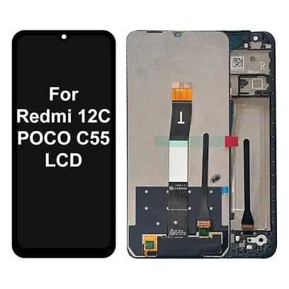 Tela Touch Display Lcd Frontal Redmi 12C Original SEM ARO + Película 3D | Shopee Brasil