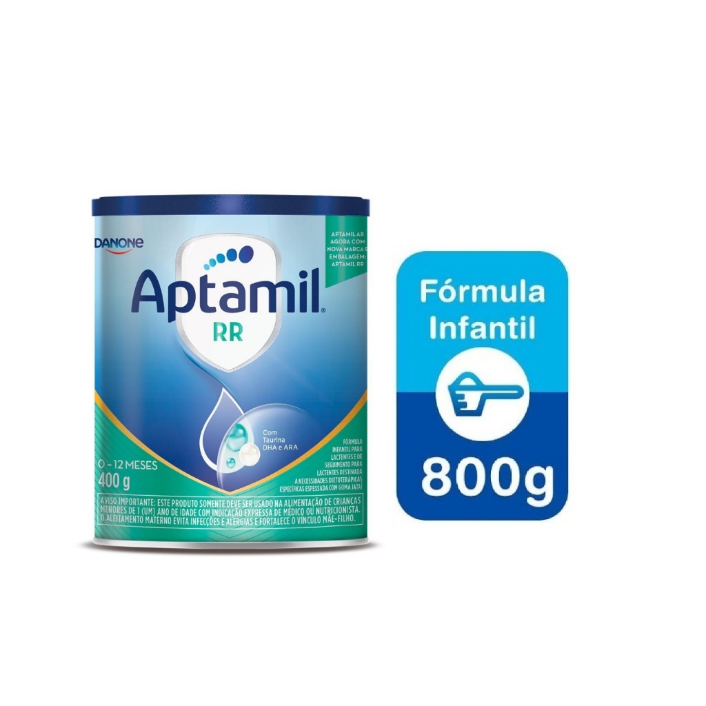Fórmula Infantil Em Pó Danone Aptamil RR (AR) Lata 800g | Shopee Brasil
