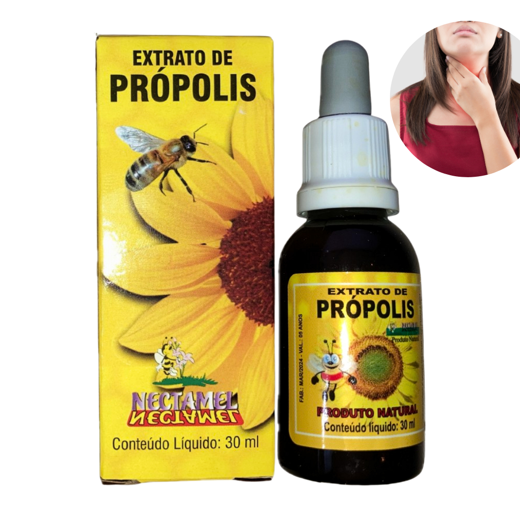 Extrato De Própolis Com Conta Gotas 30ml (Própolis puro) Concentração ...