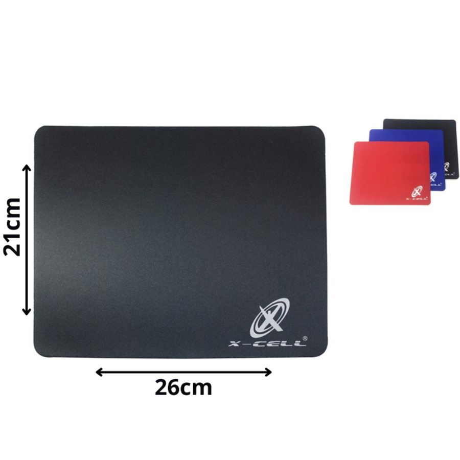 Mouse Pad Gamer Colorido Emborrachado Liso Slim Tamanho 21 x 26cm: XC ...