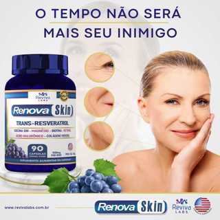 RenovaSkin - 90 Caps.( Trans-Resveratrol c/165mg, Biotina, Acido ...