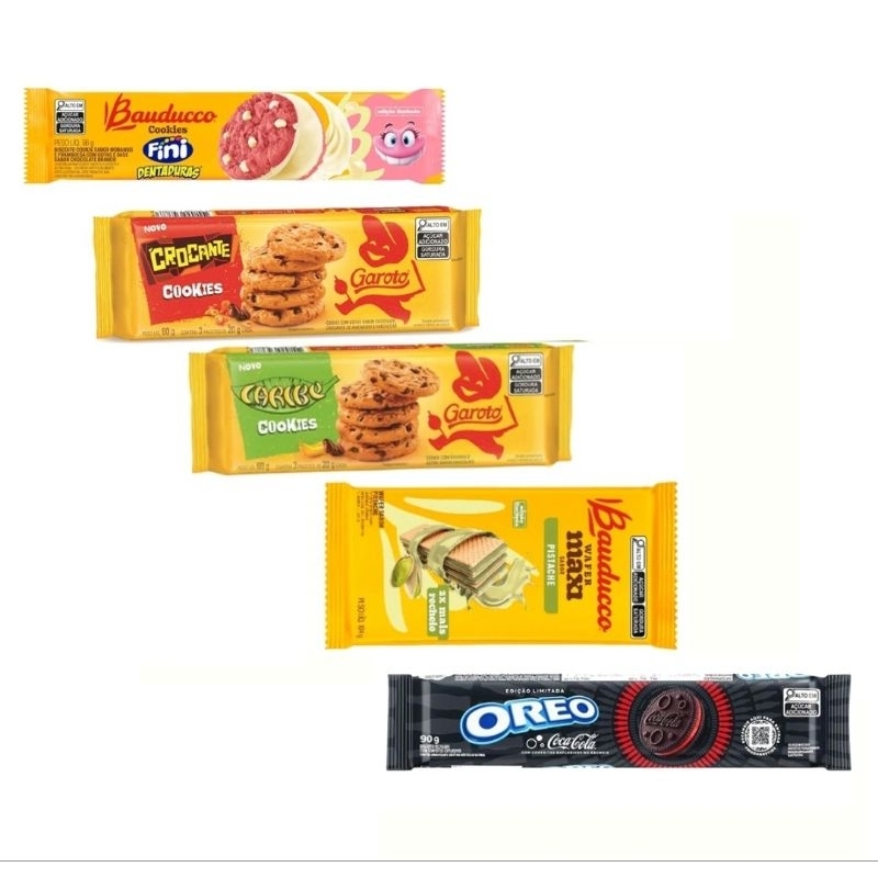 Kit Oreo Coca-cola/cookies Garoto/wafer Pistache/cookie Fini | Shopee ...