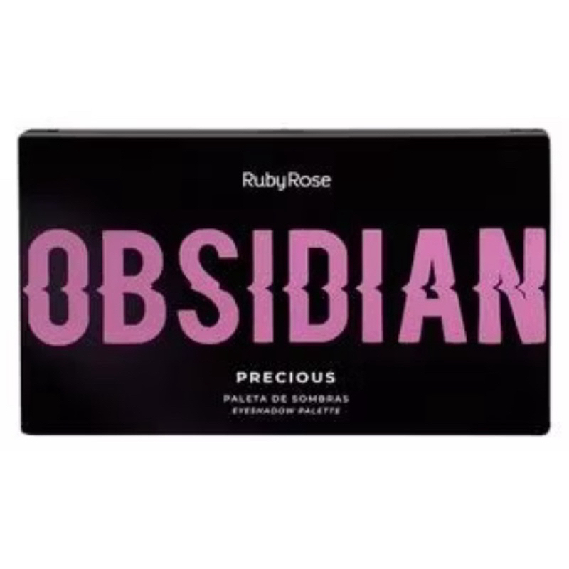 Ruby Rose - Paleta de Sombras Obsidian Precious | Shopee Brasil