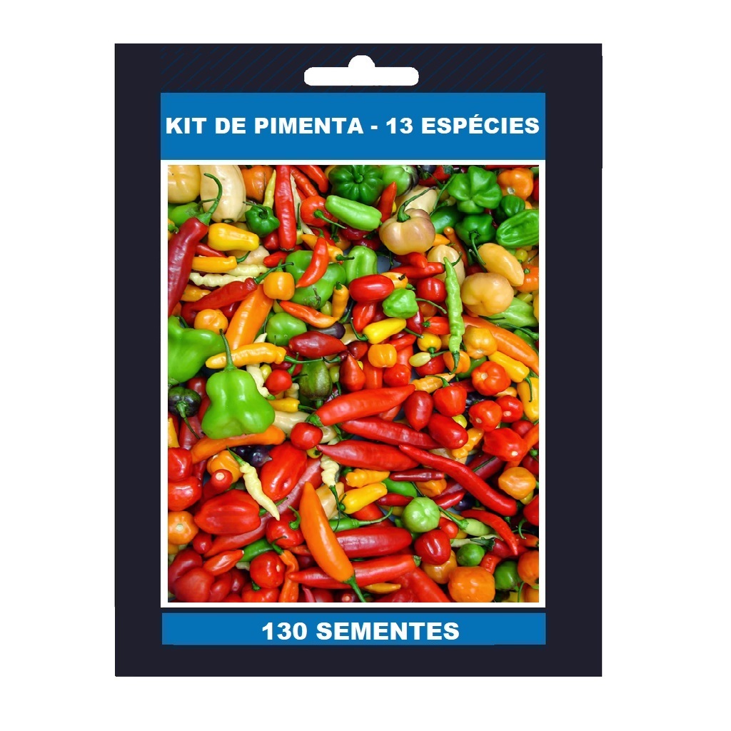 130 Sementes de Pimenta - Kit de Pimenta 13 Espécies | Shopee Brasil