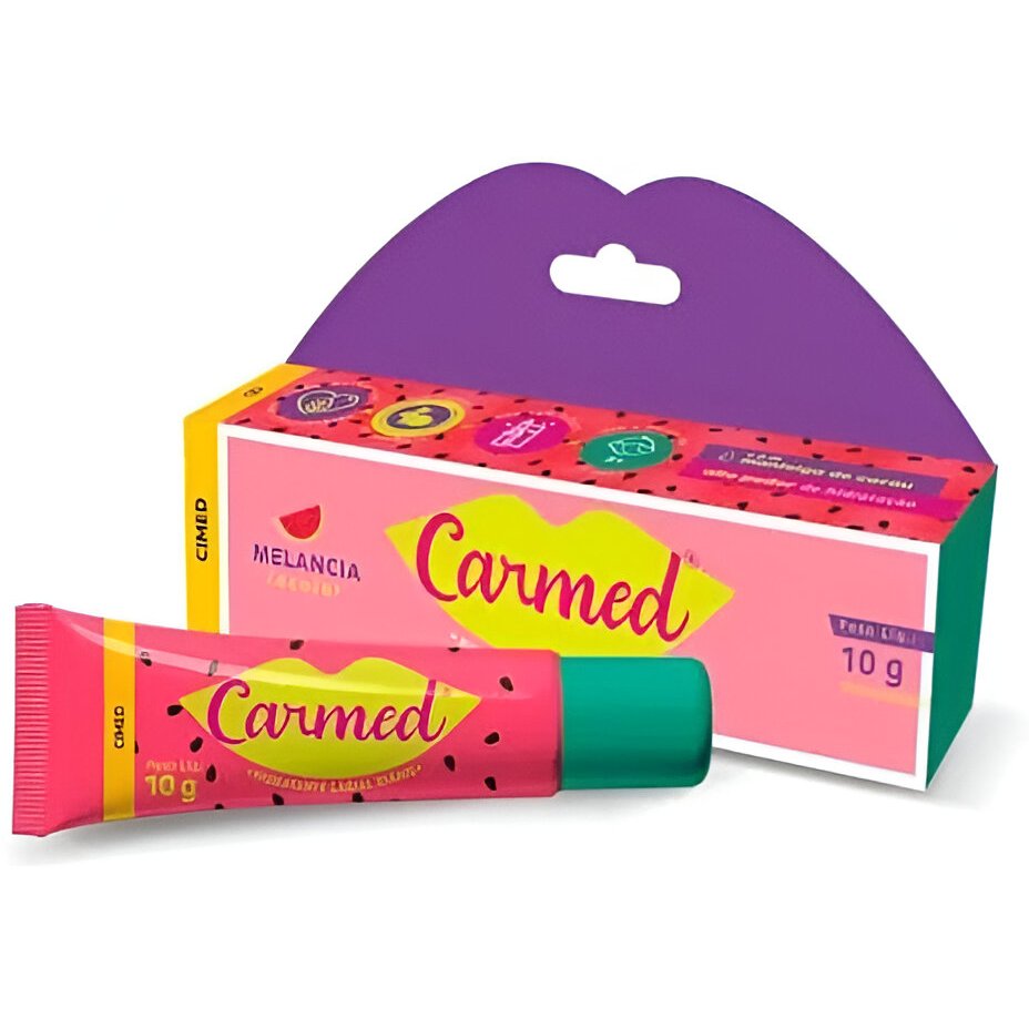 Carmed Hidratante Labial Melancia 10g - Original Cimed | Shopee Brasil