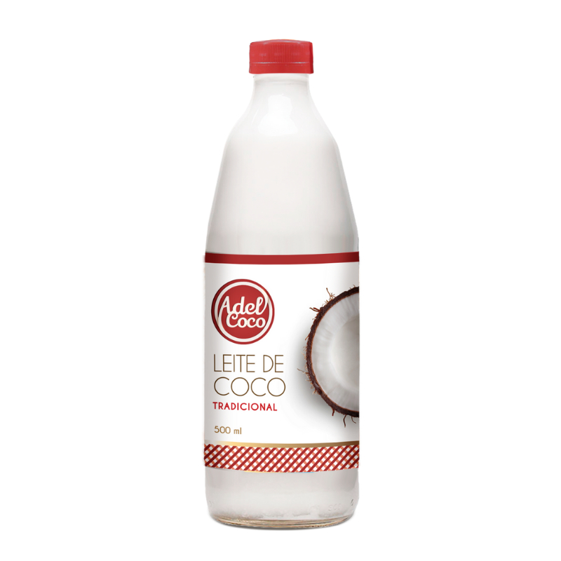 Leite De Coco Tradicional Adel Coco 500ml | Shopee Brasil