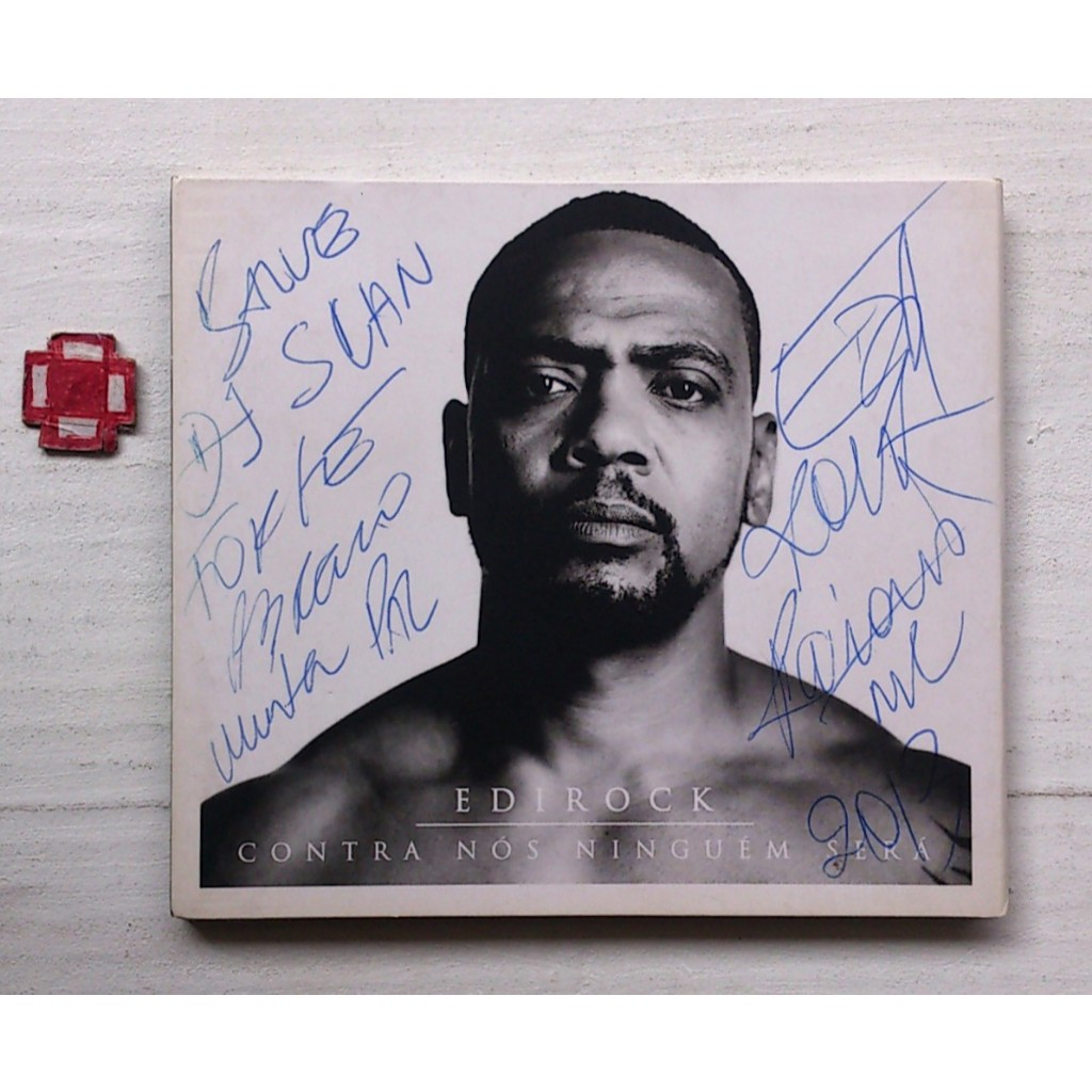 Cd Edi Rock - Contra Nós Ninguém Sera - Cd Autografado | Shopee Brasil