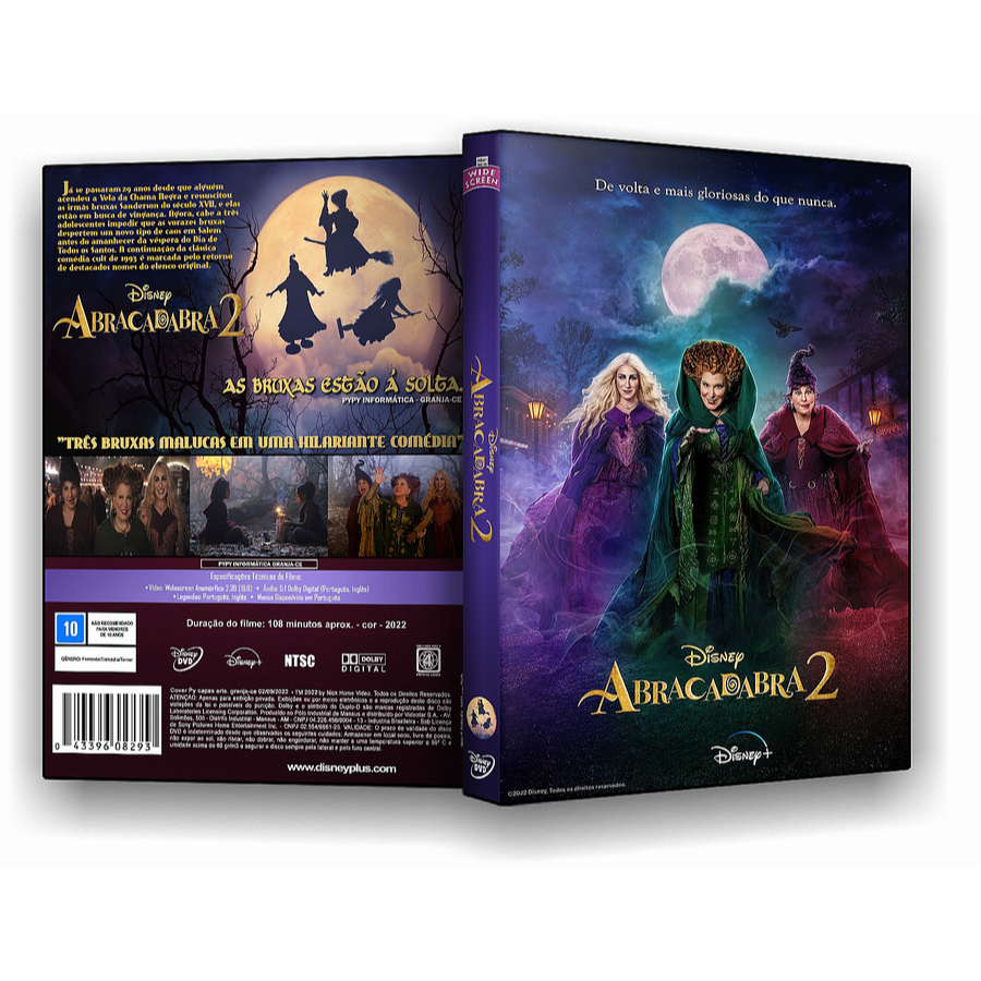 DVD - Abracadabra 2 (2022)DUBLADO E LEGENDADO | Shopee Brasil