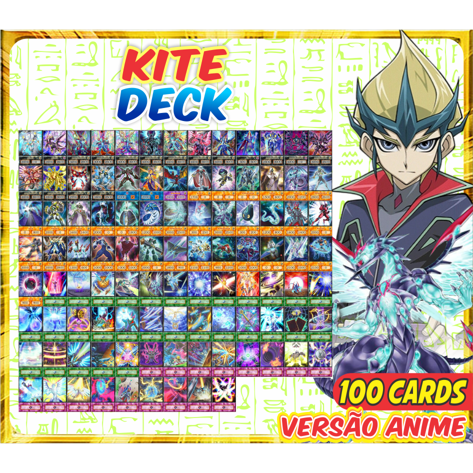 Kite Tenjo Deck Anime (100 Cards) +18 Raro, Playmat & Deckbox ...