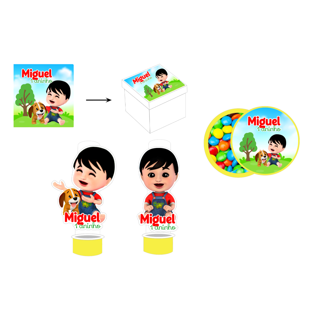 kit 45 itens ADESIVOS + APLIQUES 3D, TAG BENTO E TOTÓ, Lembrancinhas ...