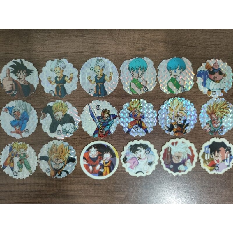 lote 18 Tazos Dragon Ball Z Elma Chips | Shopee Brasil