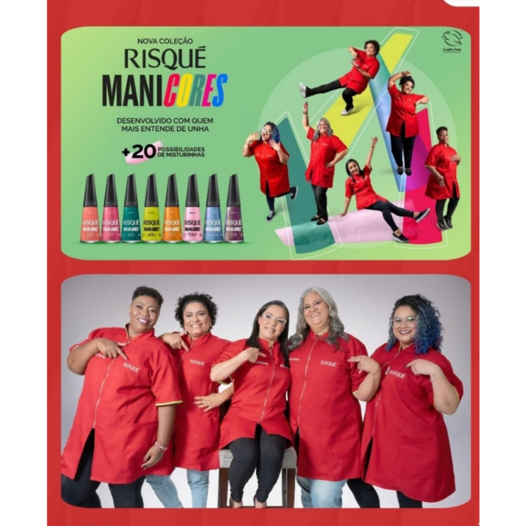 COLEÇÃO RISQUE MANICOR KIT COM 8 CORES 8ML | Shopee Brasil