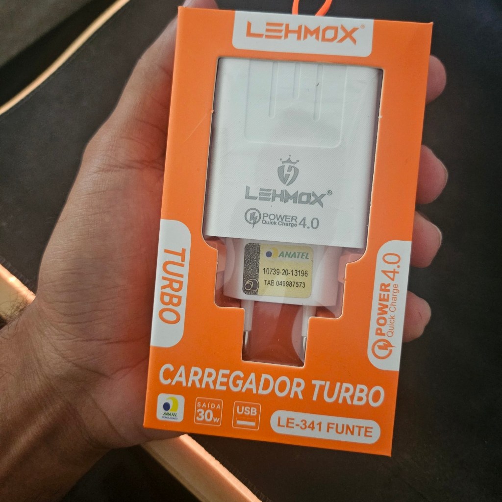 Carregador Turbo 30w Quick Charge 4.0 Original Lehmox - LE341 / Envio ...