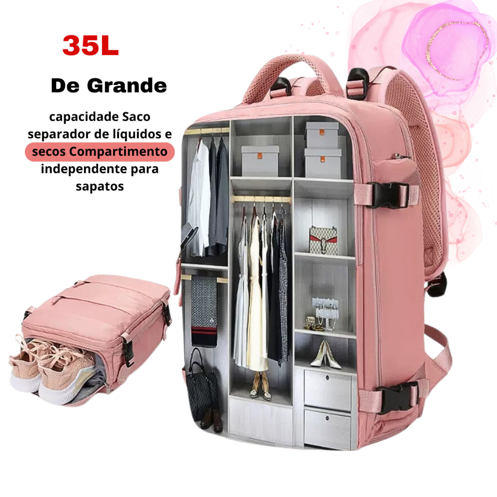 Mochila viral Laptop Viagem Escolar À Prova D'água Executiva Notebook ...