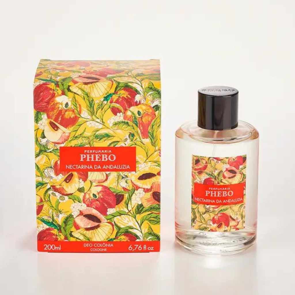 Colônia Phebo Nectarina da Andaluzia 200ml | Shopee Brasil