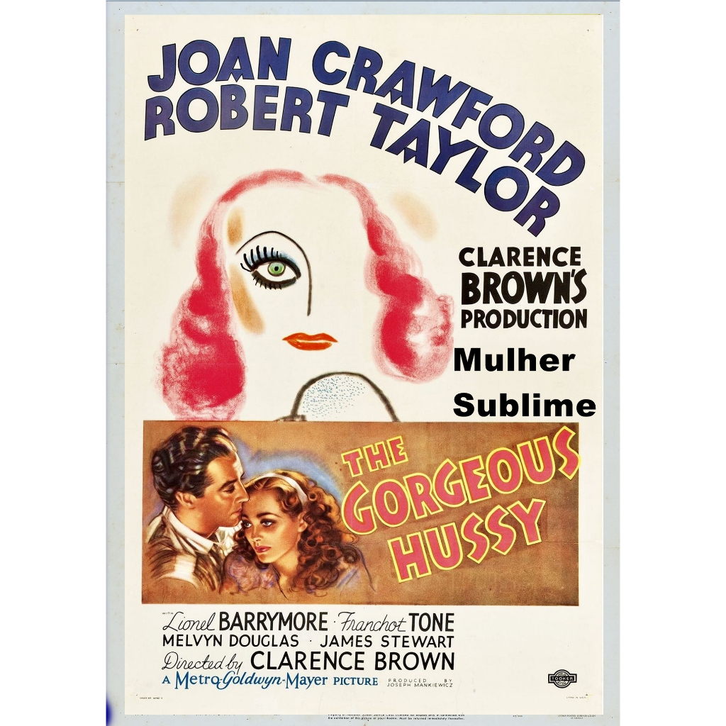Joan Crawford - Mulher Sublime (The Gorgeous Hussy) 1936 | Shopee Brasil