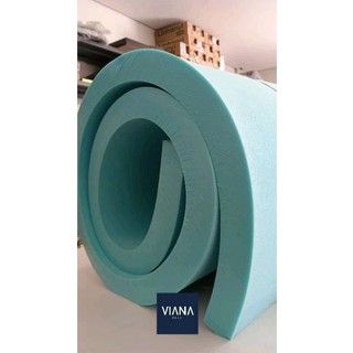ESPUMA D33 AZUL - Toque Soft 190cmx50cmx5cm para assento/sofá/cama ...