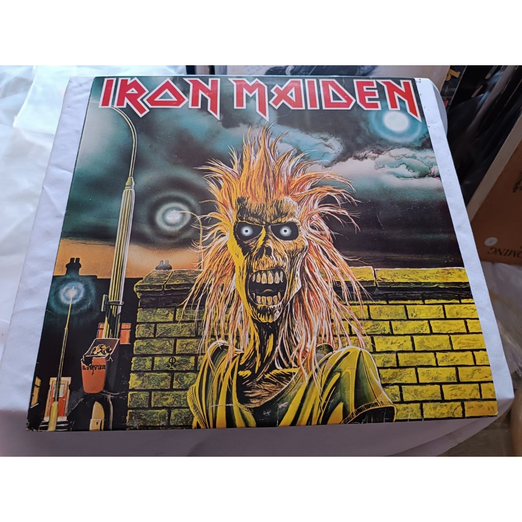Lp Iron Maiden Primeiro Album 1980 Vg+ Otimo Vinil | Shopee Brasil
