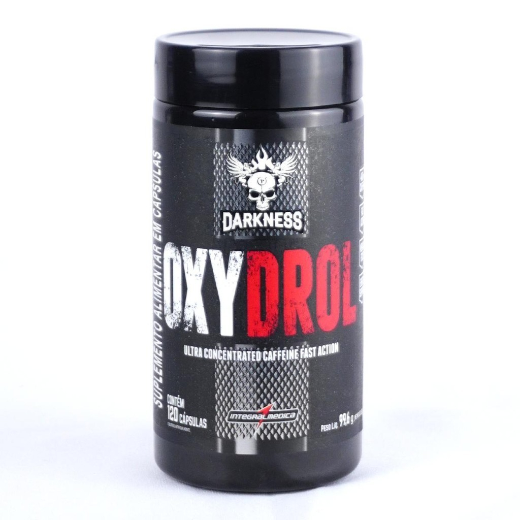 OxyDrol Cafeina 120 Capsulas - Darkness Integralmedica | Shopee Brasil