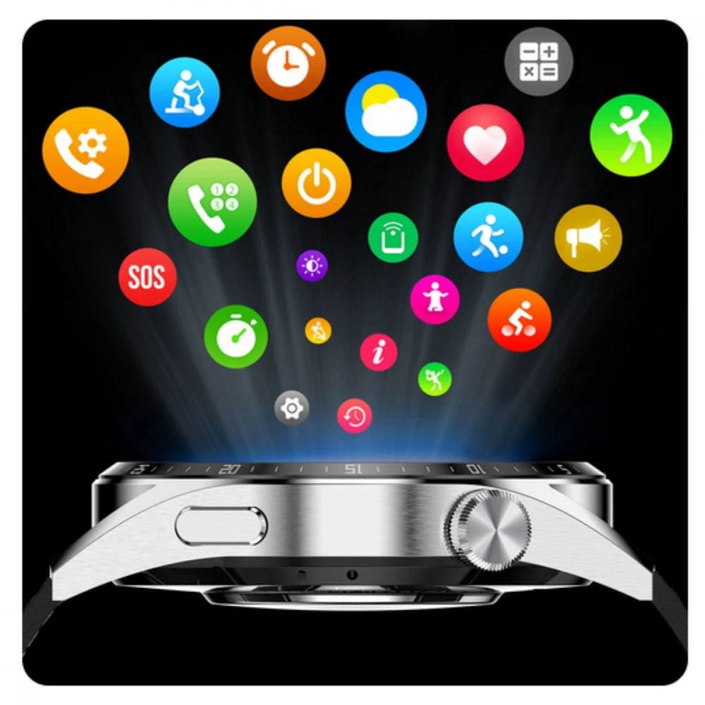 .(Relogio Inteligente Smartwatch 52mm NFC Microwear GT3 PRO *** MODELO ...